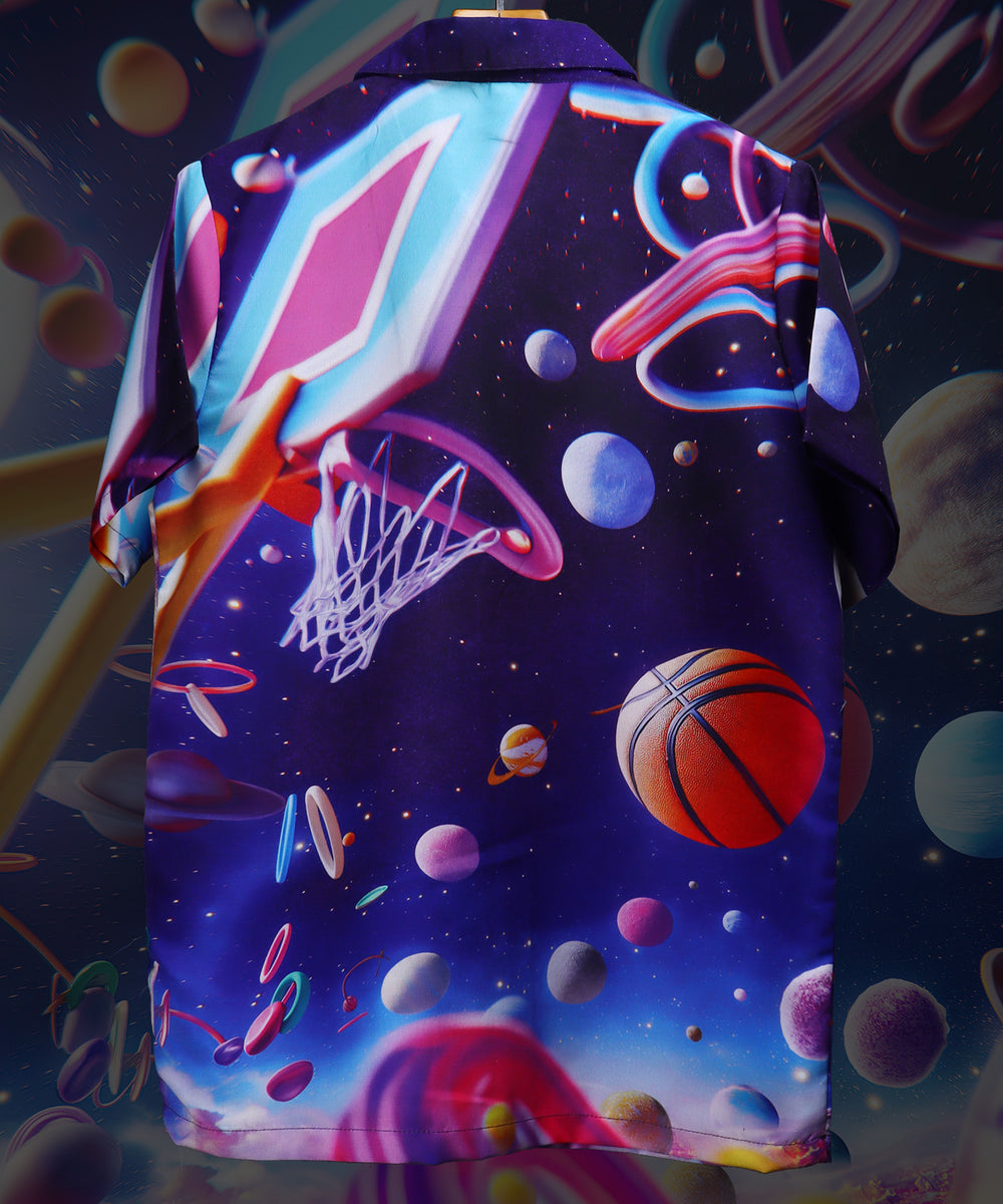 Cosmic Dunk - Cuban Collar Shirt #286 – The Apparel Box